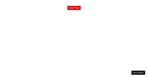 react tenor picker example forked codesandbox
