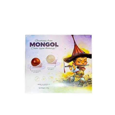 Mongolian Greetings Chocolate Golden Gobi Mongulai