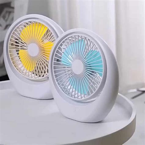 6 Inch Mini Usb Rechargeable Fan Portable Silent