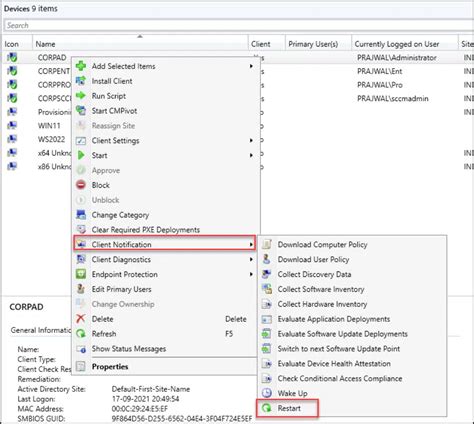 How To Restart Computer From Sccm Console Client Reboot How To Restart Computer From Sccm Console Client Reboot