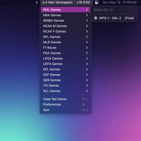 MenuScores MacMenuBar Com