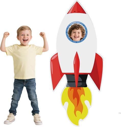 Apudwn 55 2 Rocket Cardboard Cutout Life Size Stand Up