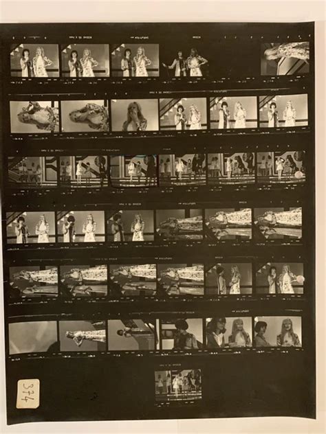 Planche Contact Photos Sylvie Vartan Et Mireille Mathieu Eur 1000