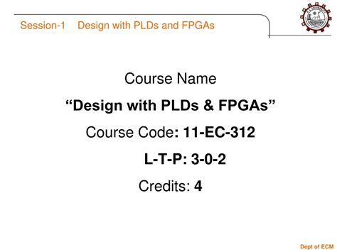 Ppt Intro To Plds And Fpgas Circuit Design Engineering Course Powerpoint Presentation Id8762922
