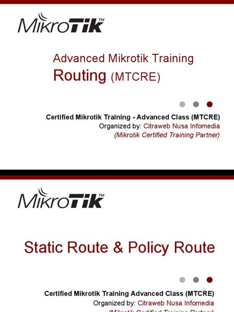 Mikrotik Routing Pdf