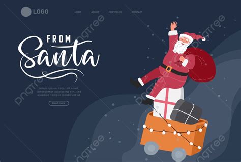 Riding On The Christmas Train Png Vector Psd And Clipart With