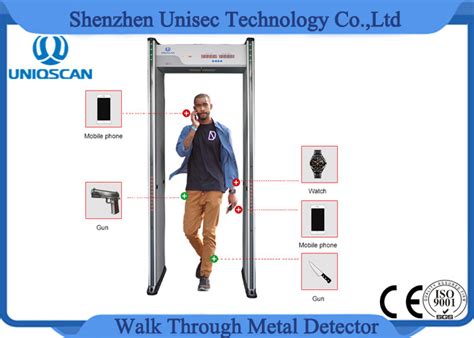 6 Zones Led Screen Portable Metal Detector Archway Walk Through
