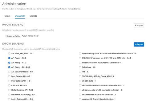 snapshotting restoring repository