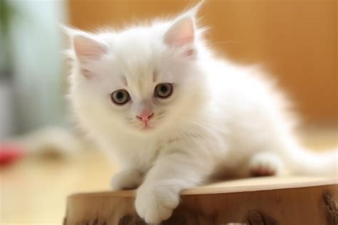 Premium Ai Image Cute Small Cat Enjoying
