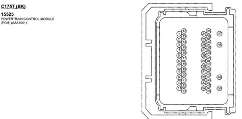 PCM Pinout Chart Needed I Can T Find The Pinout For The
