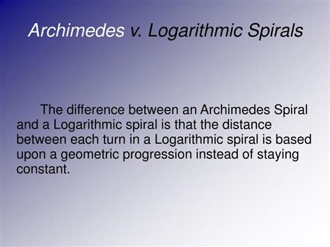 Ppt Logarithmic Spiral Powerpoint Presentation Free Download Id