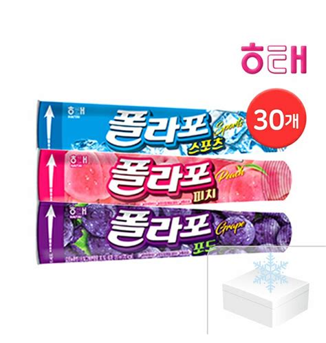 해태 폴라포 포도 피치 스포츠 30개 아이스크림 티몬