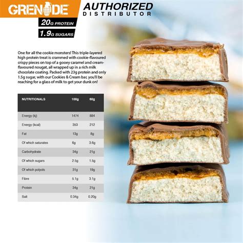 Grenade Carb Killa Protein Bar Chocolate Chip Cookie Dough 1 Box 12