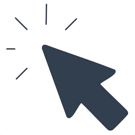 Premium Vector Webclick Icon Button Symbol Pointer Tap Mouse Arrow Interface Cursor Hand