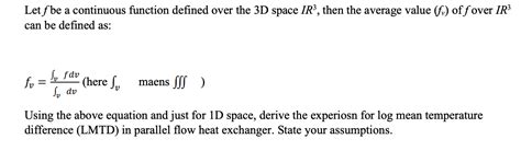 Solved Let F Be A Continuous Function Defined Over The D Chegg