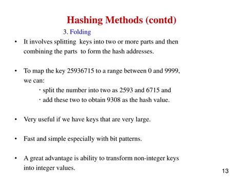 PPT Introduction To Hashing Hashing Techniques PowerPoint Presentation ID