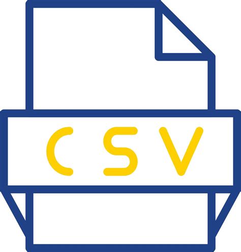 Csv Dateiformat Symbol 15988989 Vektor Kunst Bei Vecteezy