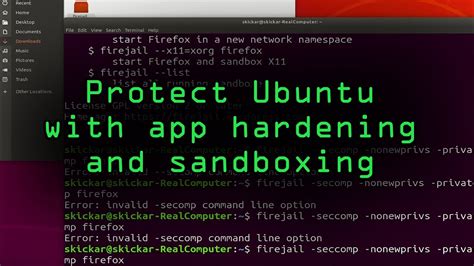 Protect Your Ubuntu System With Apparmor And Firejail Tutorial Youtube