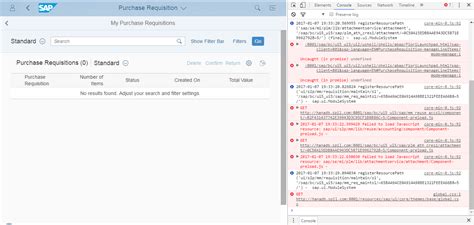 My Purchase Requisition Appf1639 Not Showing Any Sap Community