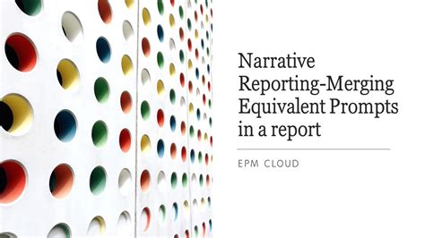 Oracle Epm Cloud Migrating Epbcsfccs Management And Financial Reports To Narrative Reporting