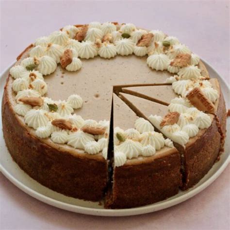 Chai Biscuit Cheesecake