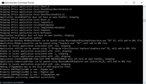 Inside The Task Sequence Generate Application Migration File The