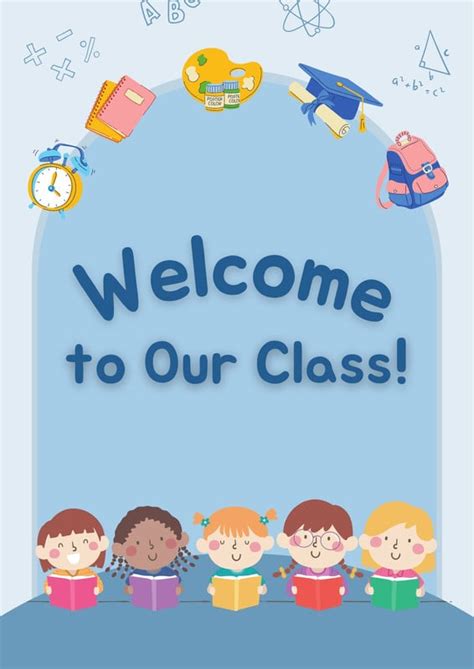 Free Printable Classroom Welcome Poster Templates Canva