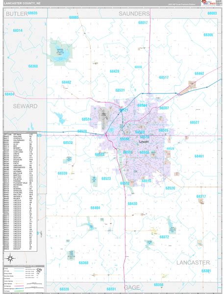 Maps Of Lancaster County Nebraska