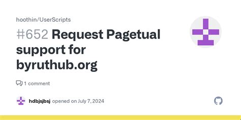 Request Pagetual Support For · Issue 652 · Hoothinuserscripts · Github