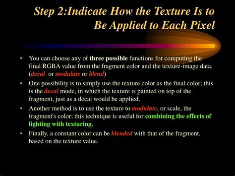 Ppt Texture Mapping Powerpoint Presentation Free Download Id6375595