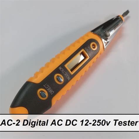 Digital Ac Dc 12 220v Non Contact Voltage Detector Tester Pen With