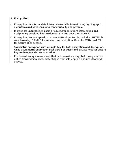Encryption Networking Notes 1 Encryption Encryption Transforms Data Into An Unreadable