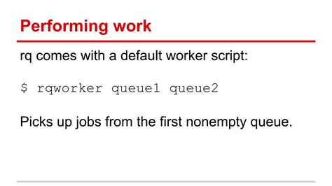 Task Queuing With Redis And Rq Pptx