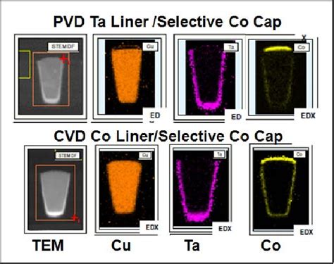Figure 4 From Electromigration Comparison Of Selective Cvd Cobalt Capping With Pvd Ta N And Cvd