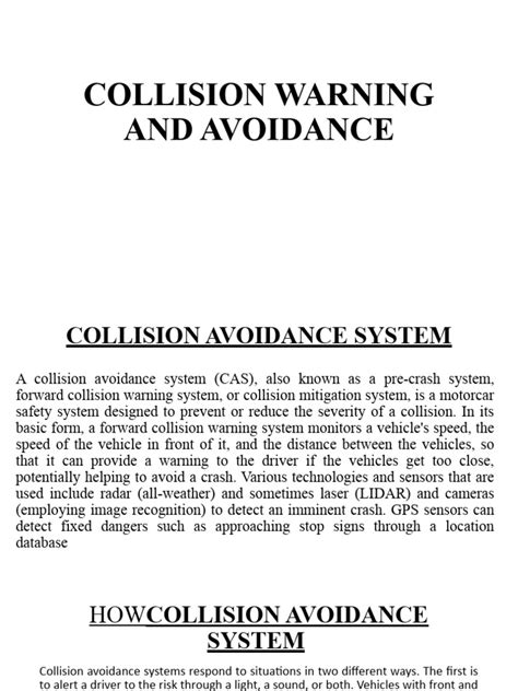 Loader Collision Warning Systems Pdf Transportation Engineering