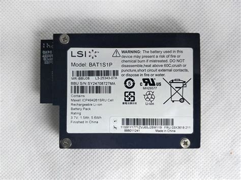 Original LSI MegaRAID Lsi BBU08 Back Up BBU For LSI 9260 9261 9280 8i 4i 16i Controller Raid