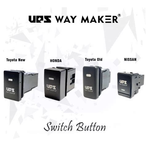 Jual SAKLAR SWITCH LAMPU FOGLAMP UPS WAYMAKER Shopee Indonesia