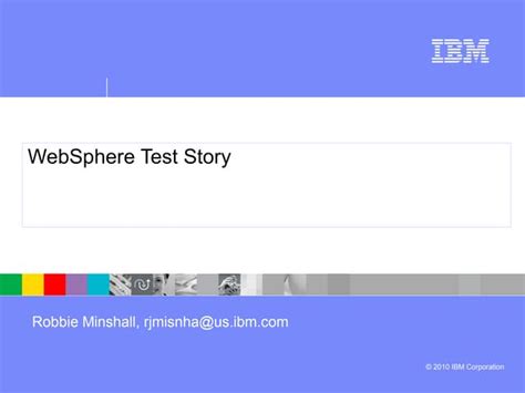test automation lessons from websphere application server ppt