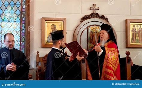 Ecumenical Patriarch Bartholomew I Of Constantinople Officiated Sunday Mass In Izmir Editorial