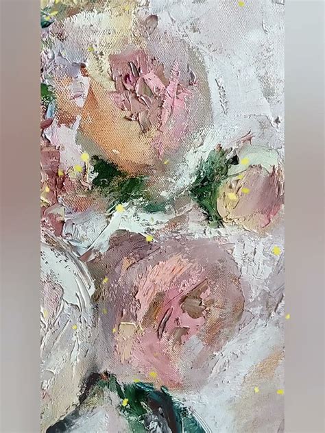 Пионы Картина маслом Живопись мастихином Youtube