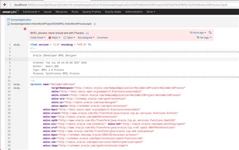 Oracle Soa Suite Code Quality Sonarqube Quality Gates Xml Plugin And Custom Xpath Rules