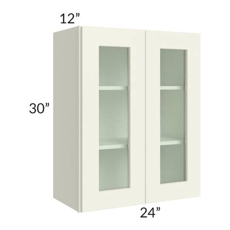 Rta Linen Shaker 24 X 30 Wall Glass Door Cabinet Prepped For Glass