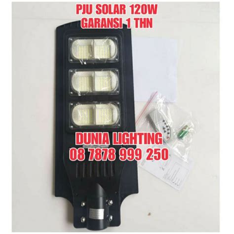 Jual Lampu Jalan Solar Led W Pju Tenaga Surya Cell Watt Watt Shopee Indonesia