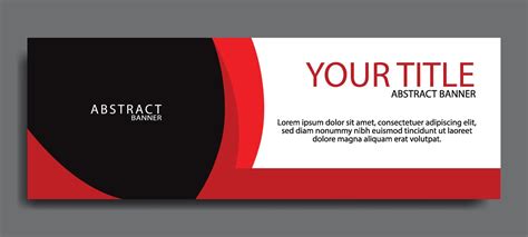 Elegant Red Web Banners Of Standard Sizes For Sale Design Template