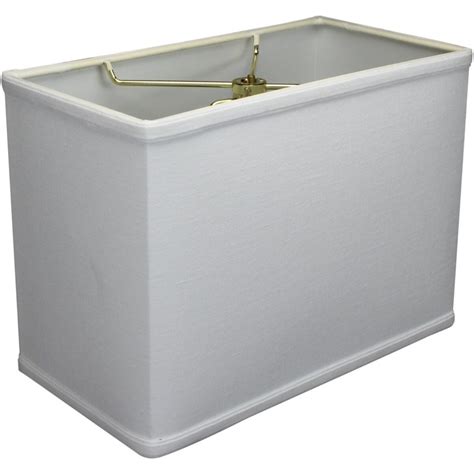 9 H X 65 W Linen Rectangular Lamp Shade Spider In White Foter