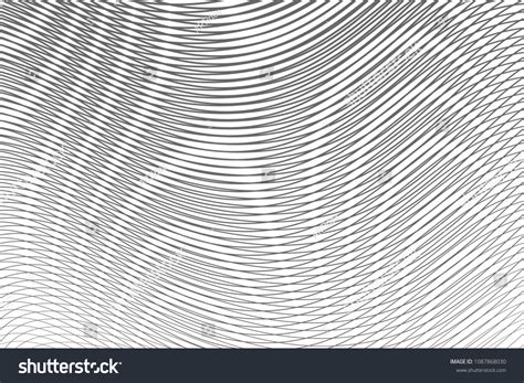 Monochrome Abstract Gradient Background Moire Effect Stock Vector Royalty Free 1087868030