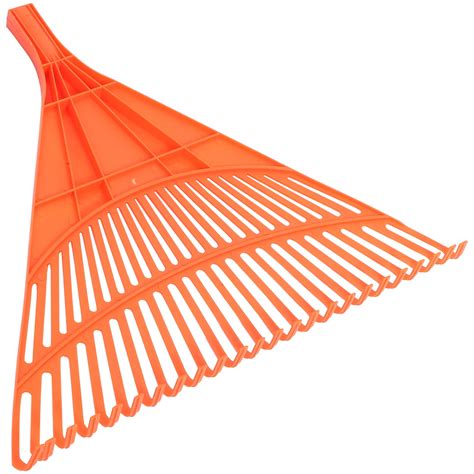 Plastic Rake Replacement Teeth Garden Leaf Sweep Tool Orange