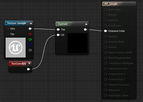 sampling a texture in the material editor rendering epic developer