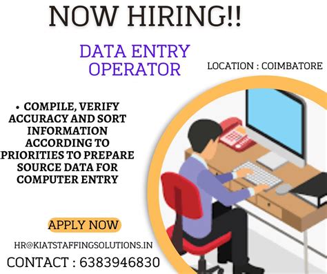 Hiring Coimbatore Coimbatorejobs Dataentry Dataentryoperator… Aarthi Subramaniyan