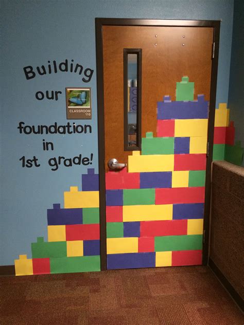 Lego Classroom Theme Bulletin Board Idea
